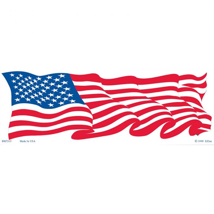 Waving American Flag Stickers Amazon.com: Waving American Flag Sticker